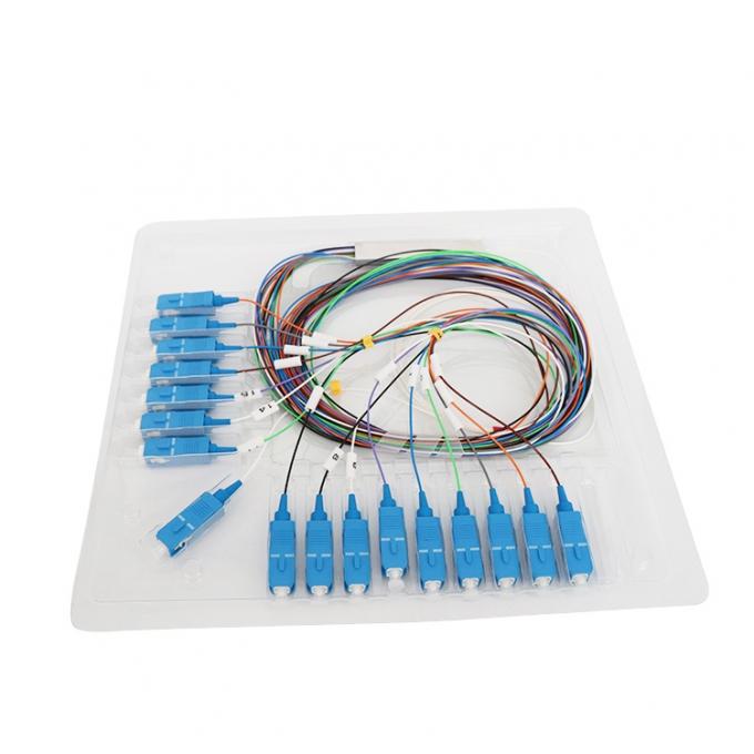 SM G.657A1 Optical Fiber Plc Splitter 1x4 Planar Lightwave Circuit Splitter