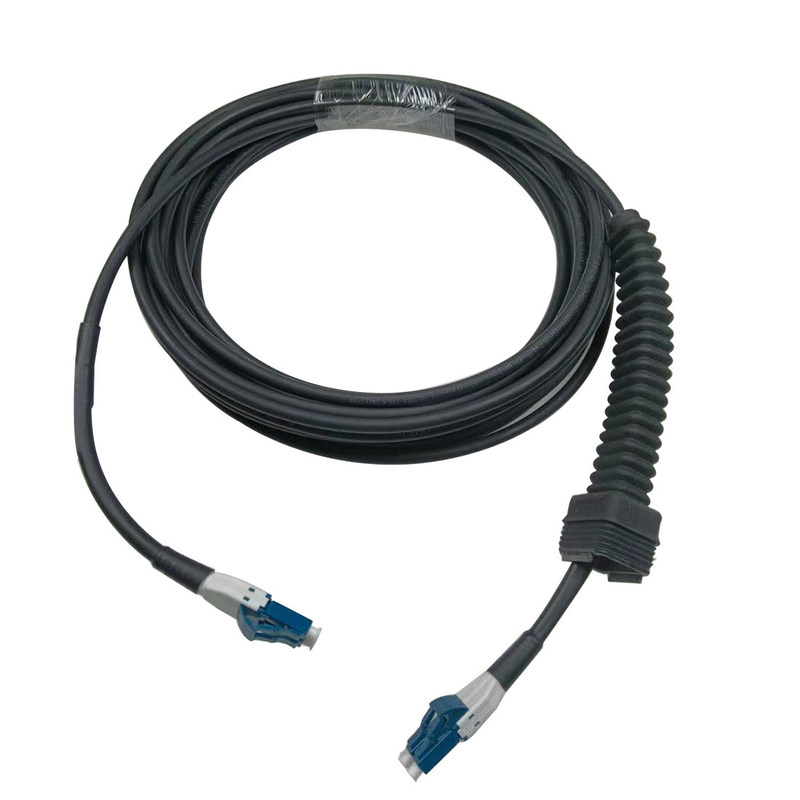 IP67 FTTA Fiber Optic Patch Cord Cable NSN LC Fibre Patch Leads 2 Core