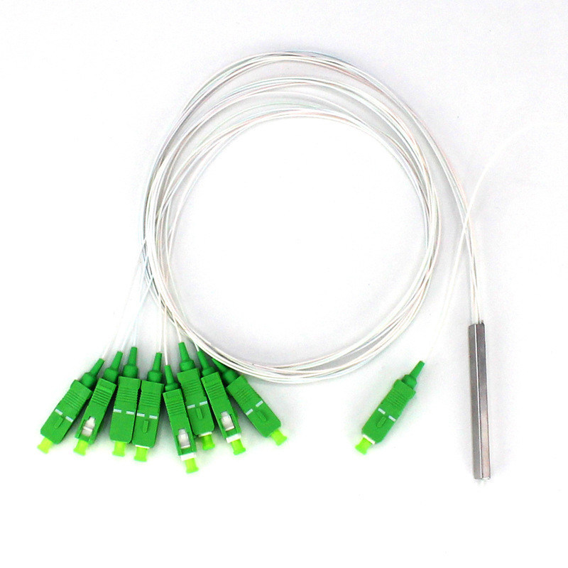 Stainless Steel Tube 250um 2.0mm cable Fiber PLC Splitter 1x8 used in ...