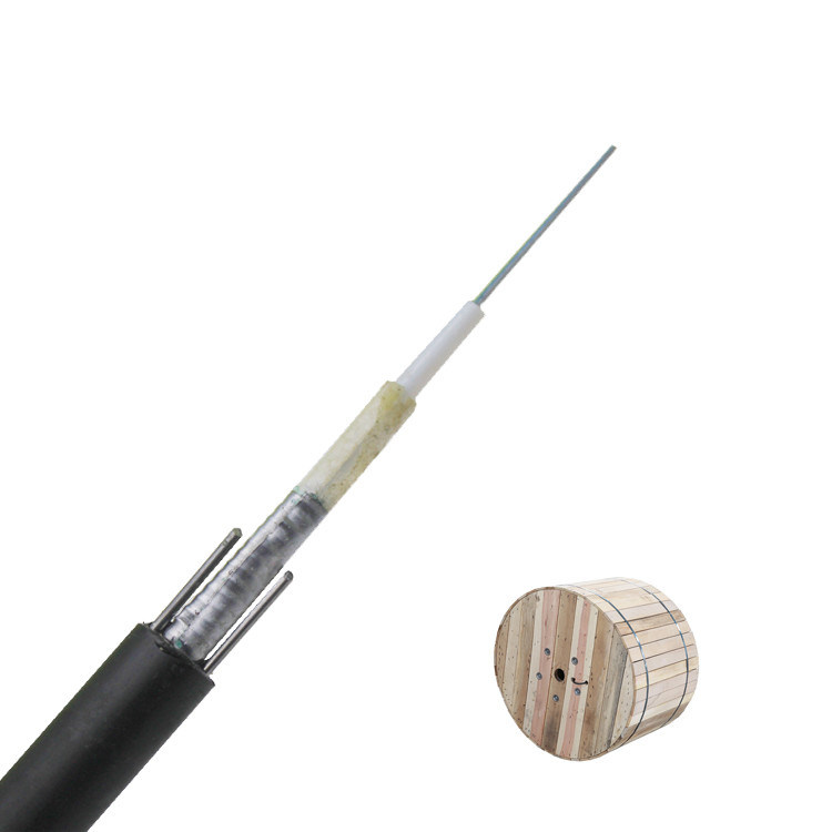 GYXTW 12 Core Single Mode Armoured Fiber Optic Cable With PBT Loose Tube