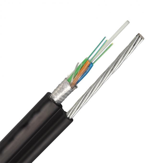 Self Supporting GYTC8A Figure 8 Fiber Optic Cable 12/24/96core Aerial ...