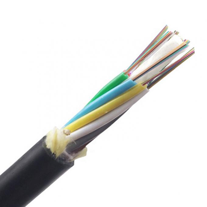 Aerial G.652D SM 48 Core Single Mode Fiber Optic Cable / ADSS Optical ...